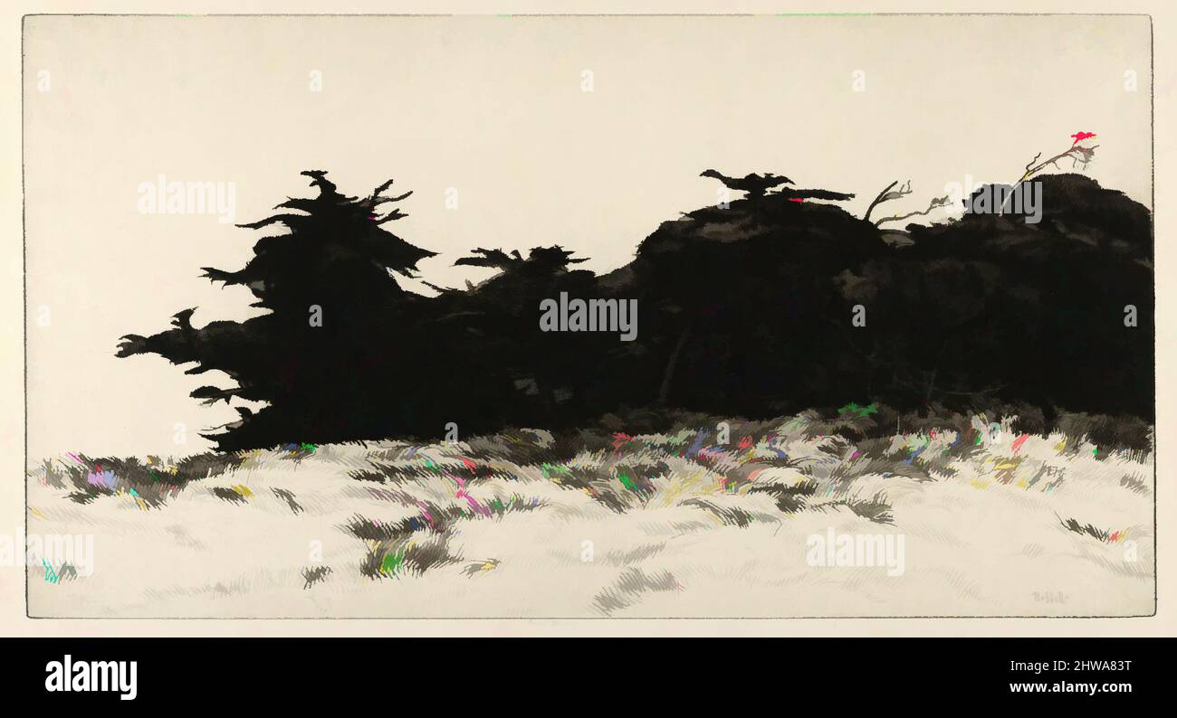 Art inspired by Drawings and Prints, Print, Cypress Wall, Artist ...