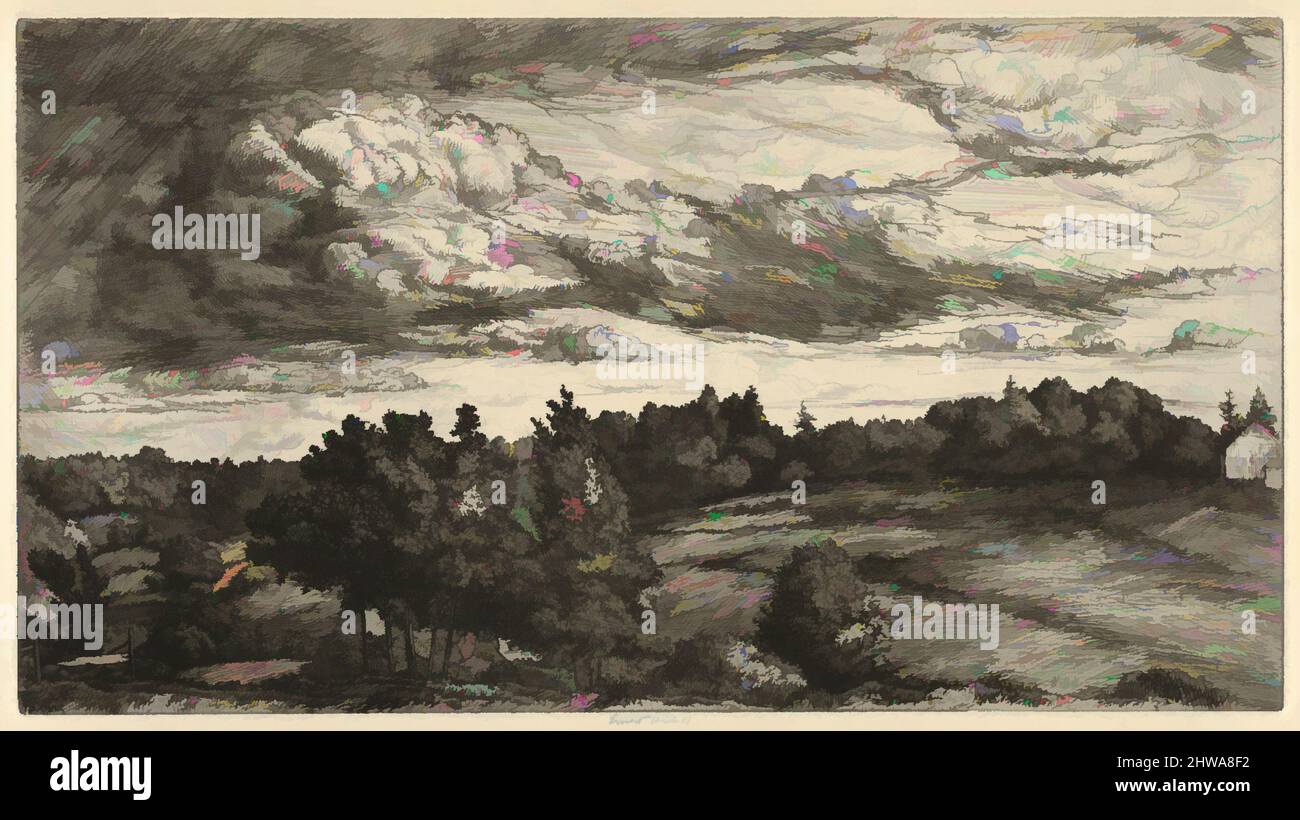Art inspired by Drawings and Prints, Print, Storm Clouds, Artist ...