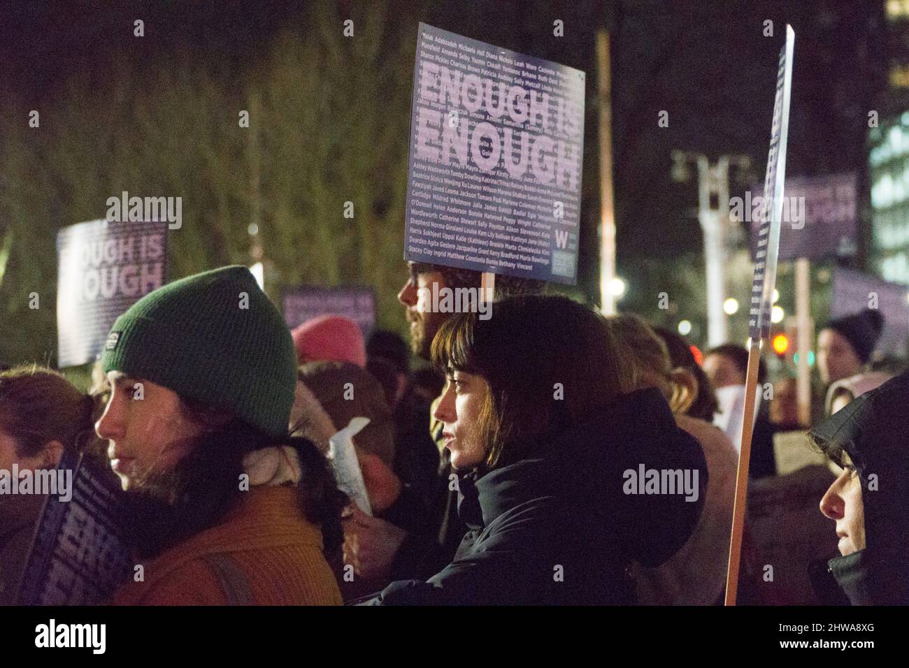 London, UK, 4 March 2022: The Women's Equality Party organised a 'Walk ...