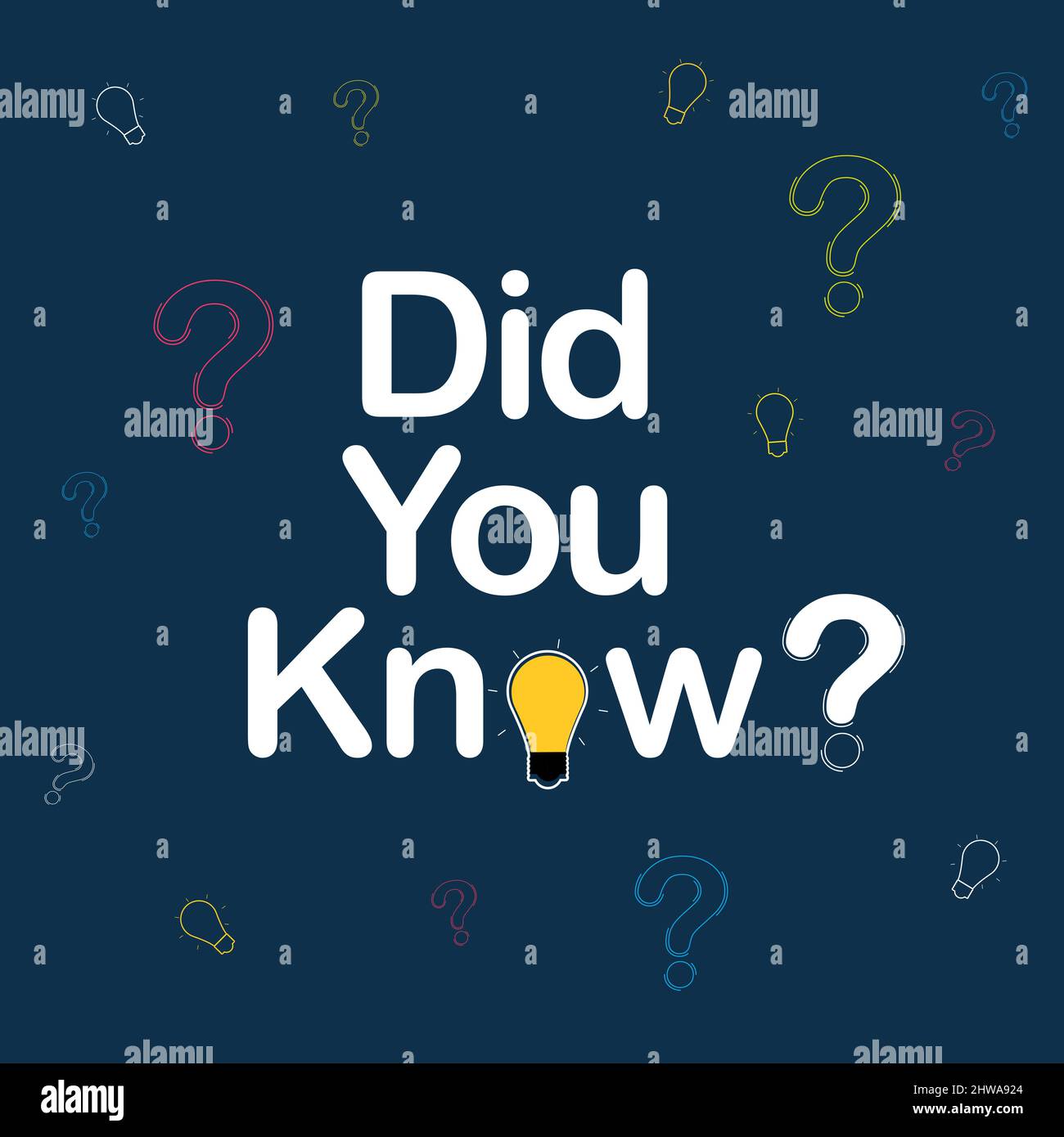 Did you know interesting fact background. Illustration Stock Photo - Alamy Did you know interesting fact background. Illustration Stock Photo - Alamy