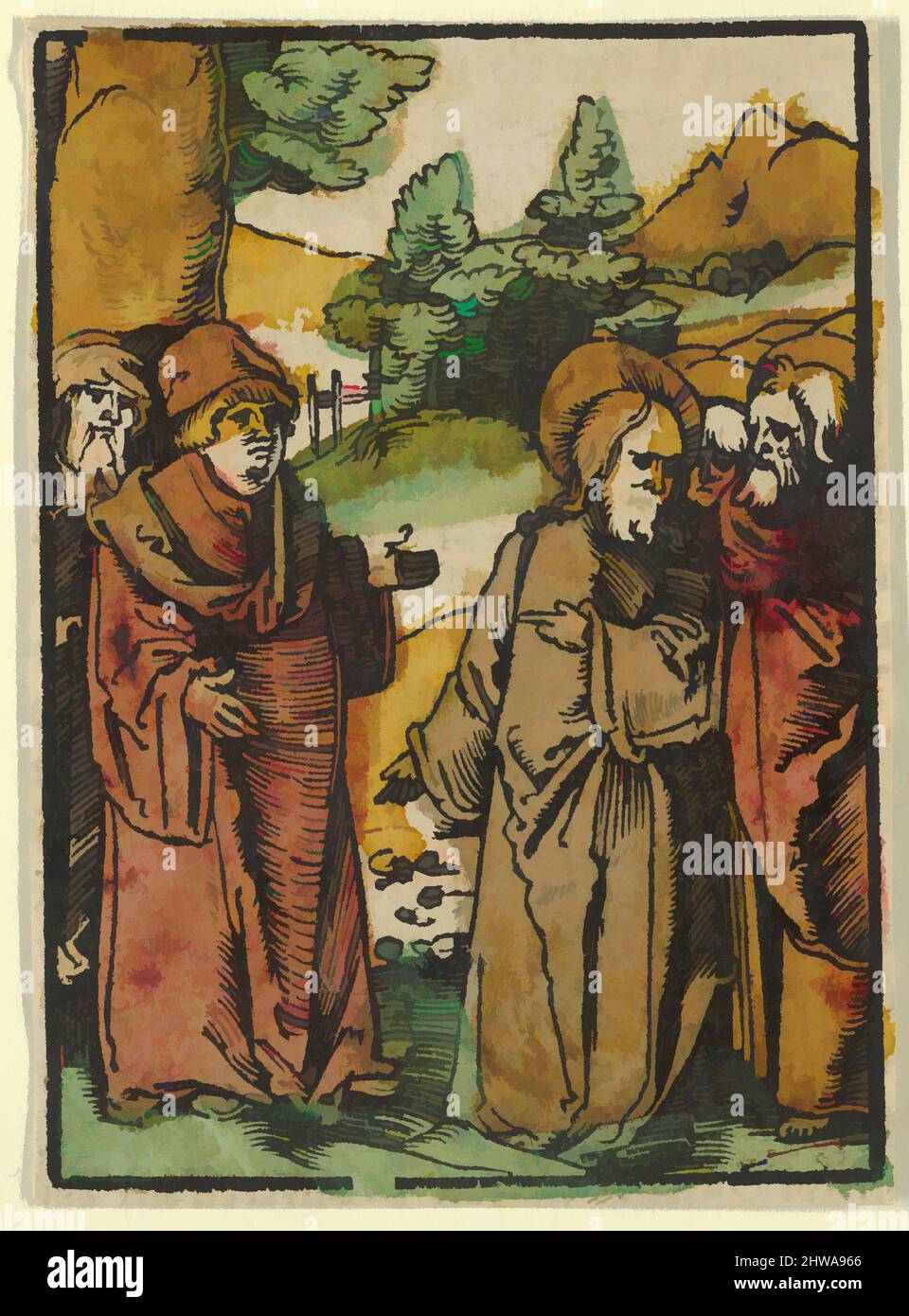 Art inspired by Drawings and Prints, Print, Christ Warning the ...
