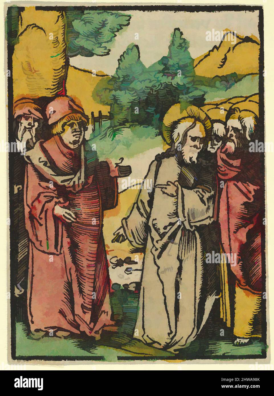 Art inspired by Drawings and Prints, Print, Christ Warning the ...