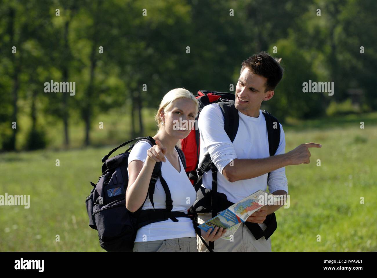 Hiking duo hi-res stock photography and images - Alamy