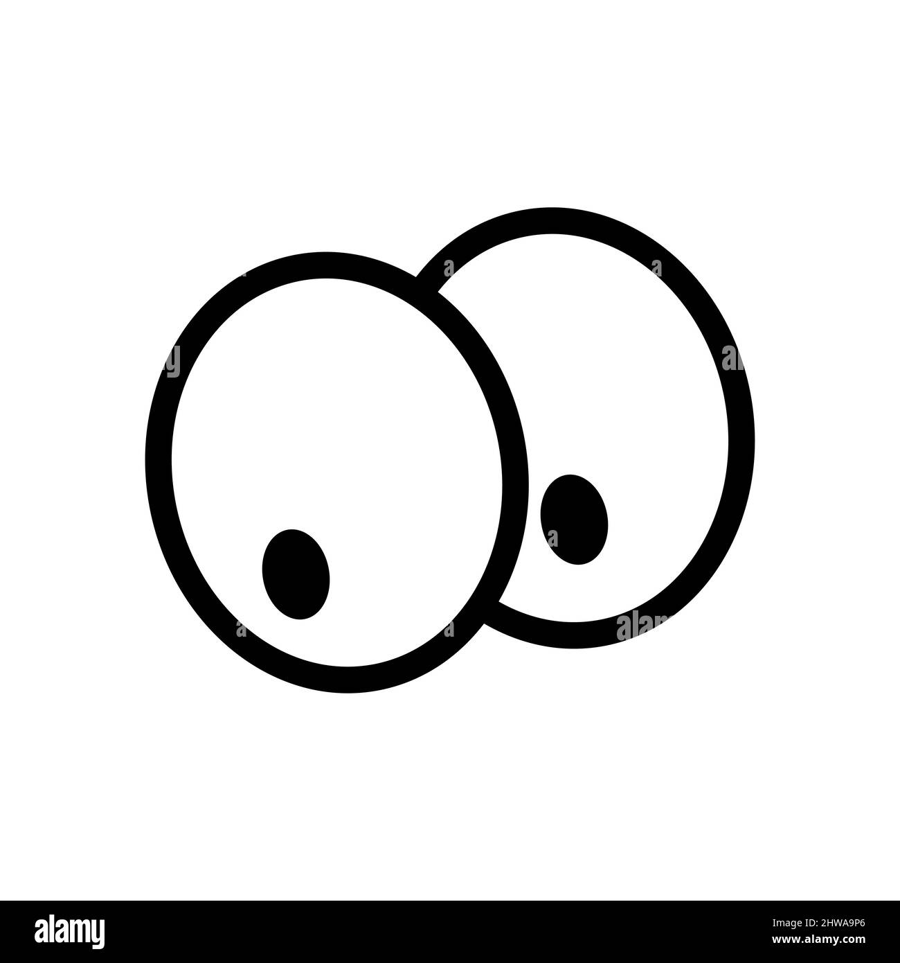 Cartoon Oval Eye Pattern