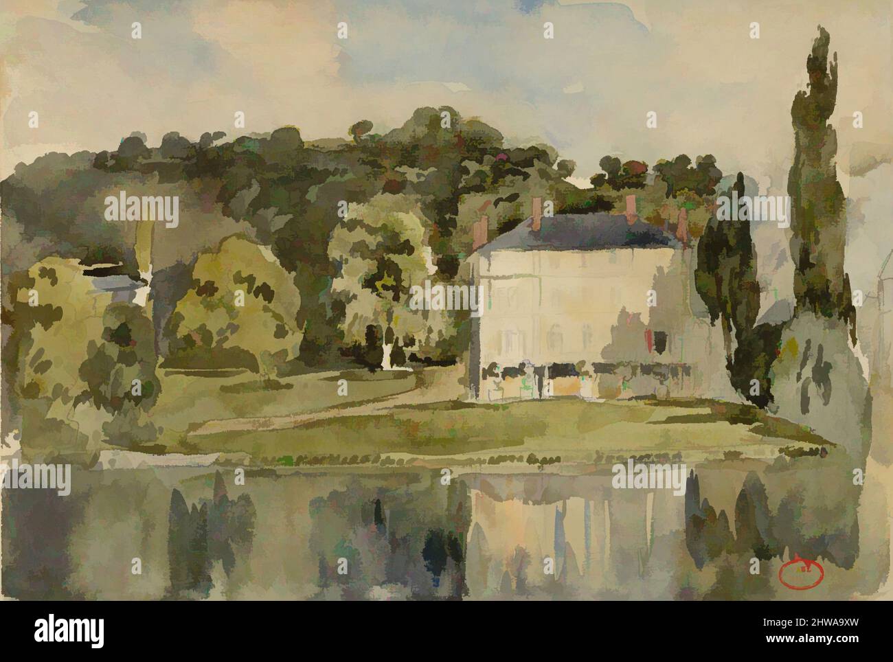 Art inspired by Drawings and Prints, Drawing, View of the Château at ...