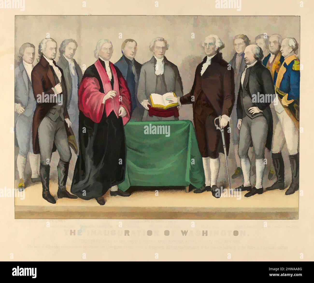 Art inspired by Drawings and Prints, Print, The Inauguration of ...