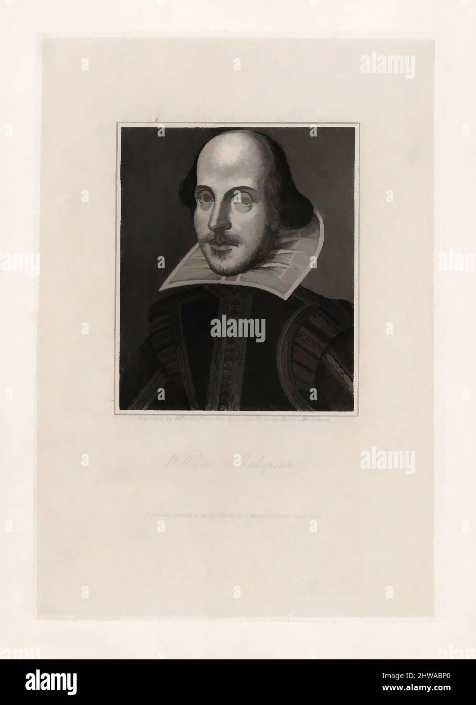 Art inspired by Drawings and Prints, Print, William Shakespeare, Wivell ...