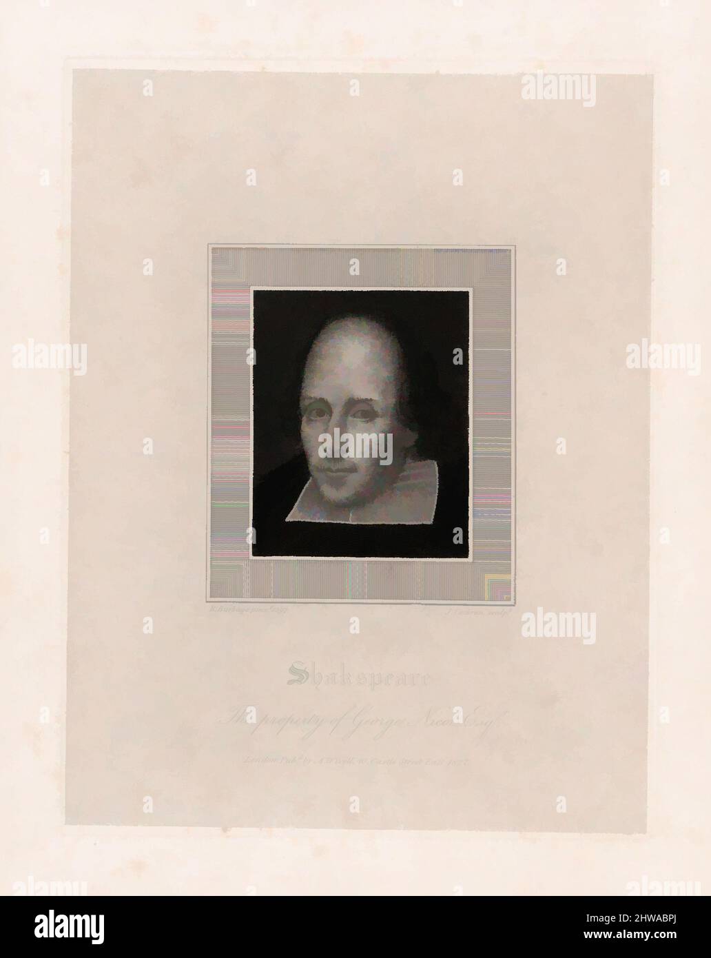 Art inspired by Drawings and Prints, Print, William Shakespeare, Wivell ...