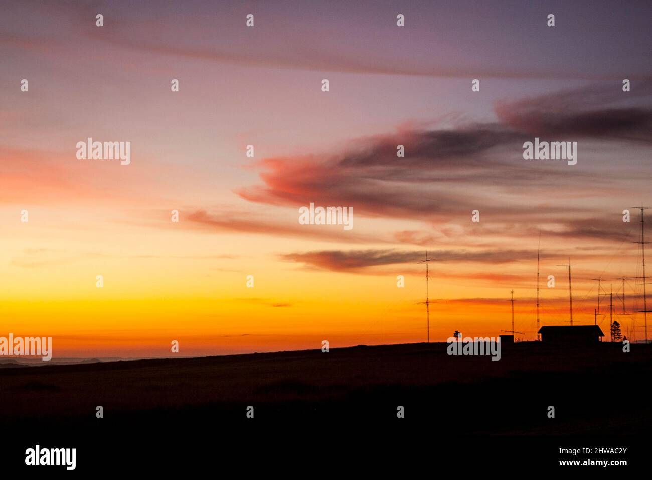 sunset; pôr do sol Stock Photo - Alamy