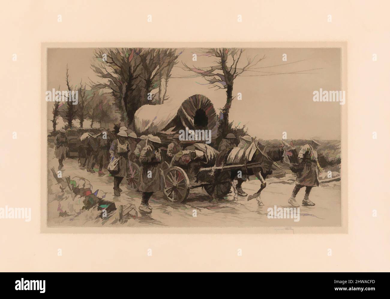 Art inspired by Drawings and Prints, Print, Machine Guns, Artist, Kerr ...