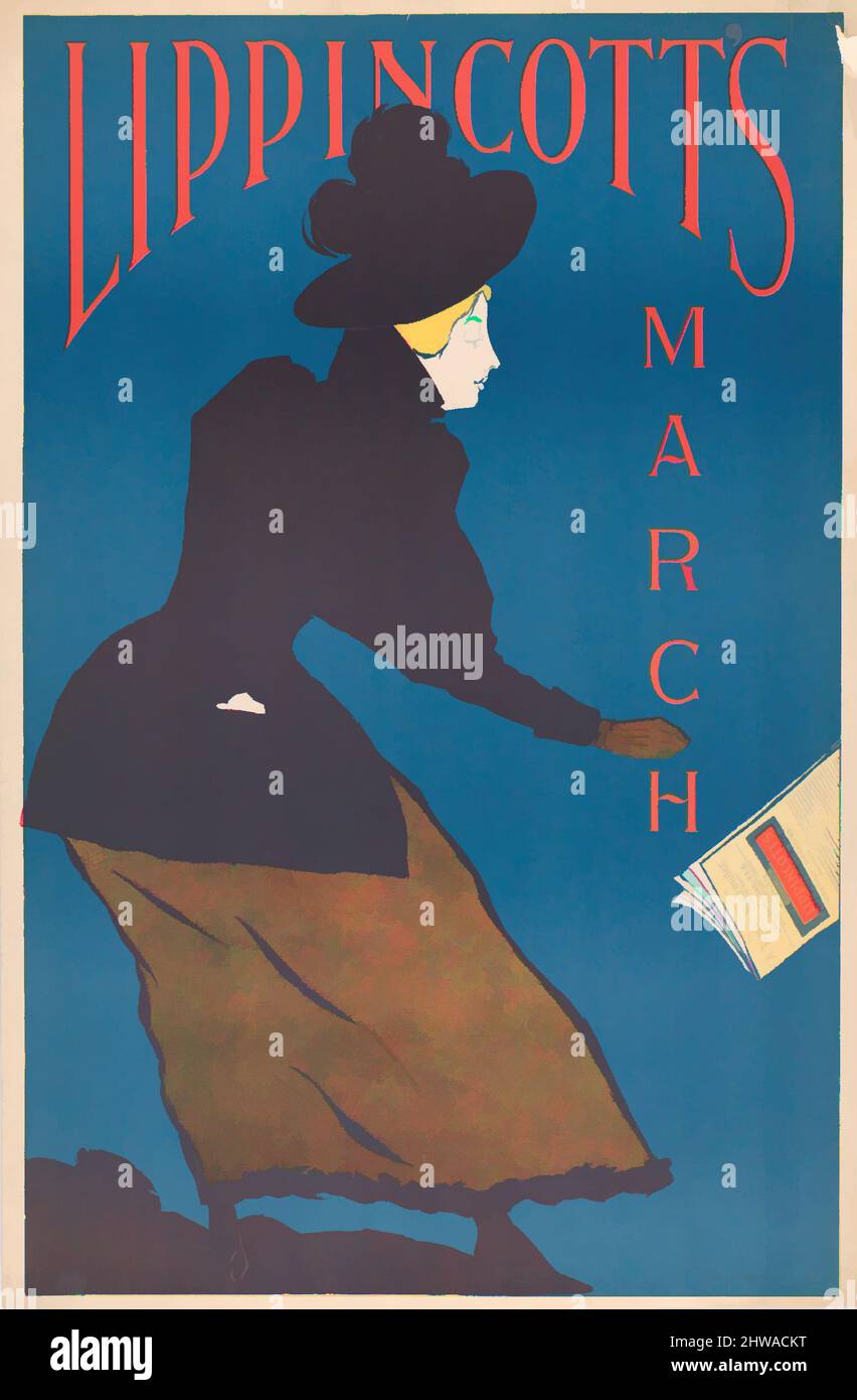 Art inspired by Drawings and Prints, Print; Poster, Lippincott's, March ...
