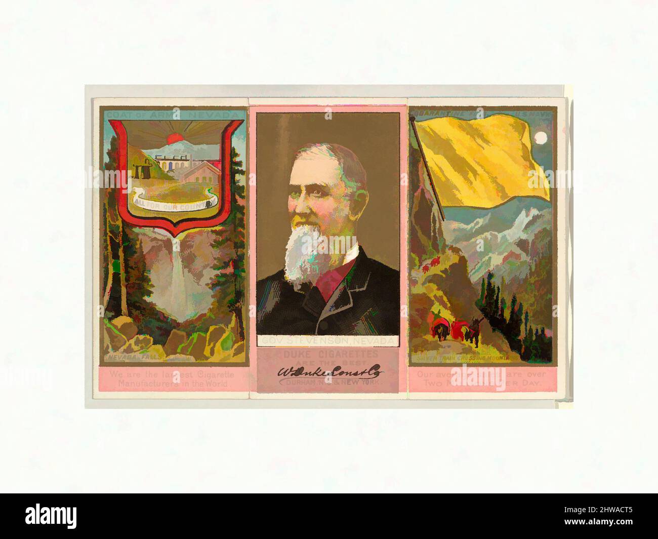 Art inspired by Governor Stevenson, Nevada, from "Governors, Arms, Etc ...