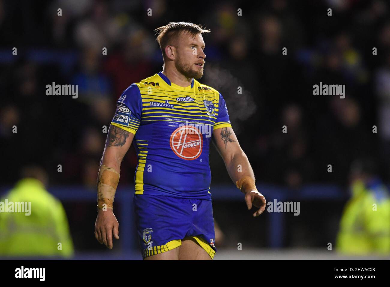Mike Cooper #10 of Warrington Wolves in action during the game Stock ...