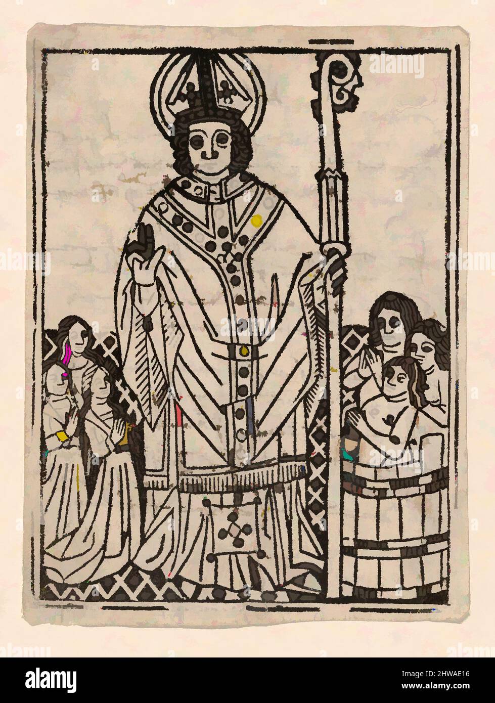 Art inspired by Drawings and Prints, Print, Saint Nicholas of Myra ...