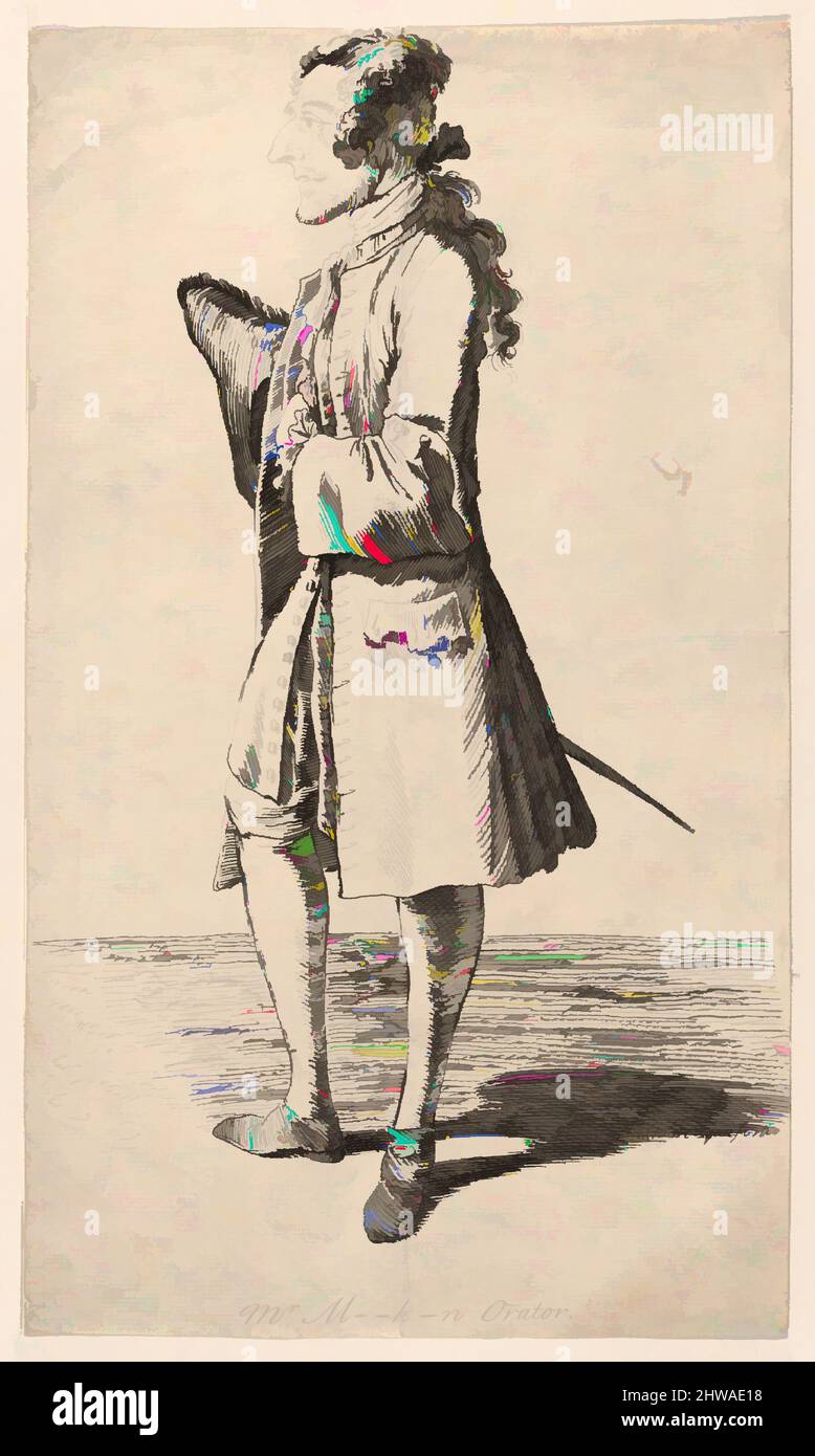 Art inspired by Drawings and Prints, Macklin Orator, Artist, Sitter ...