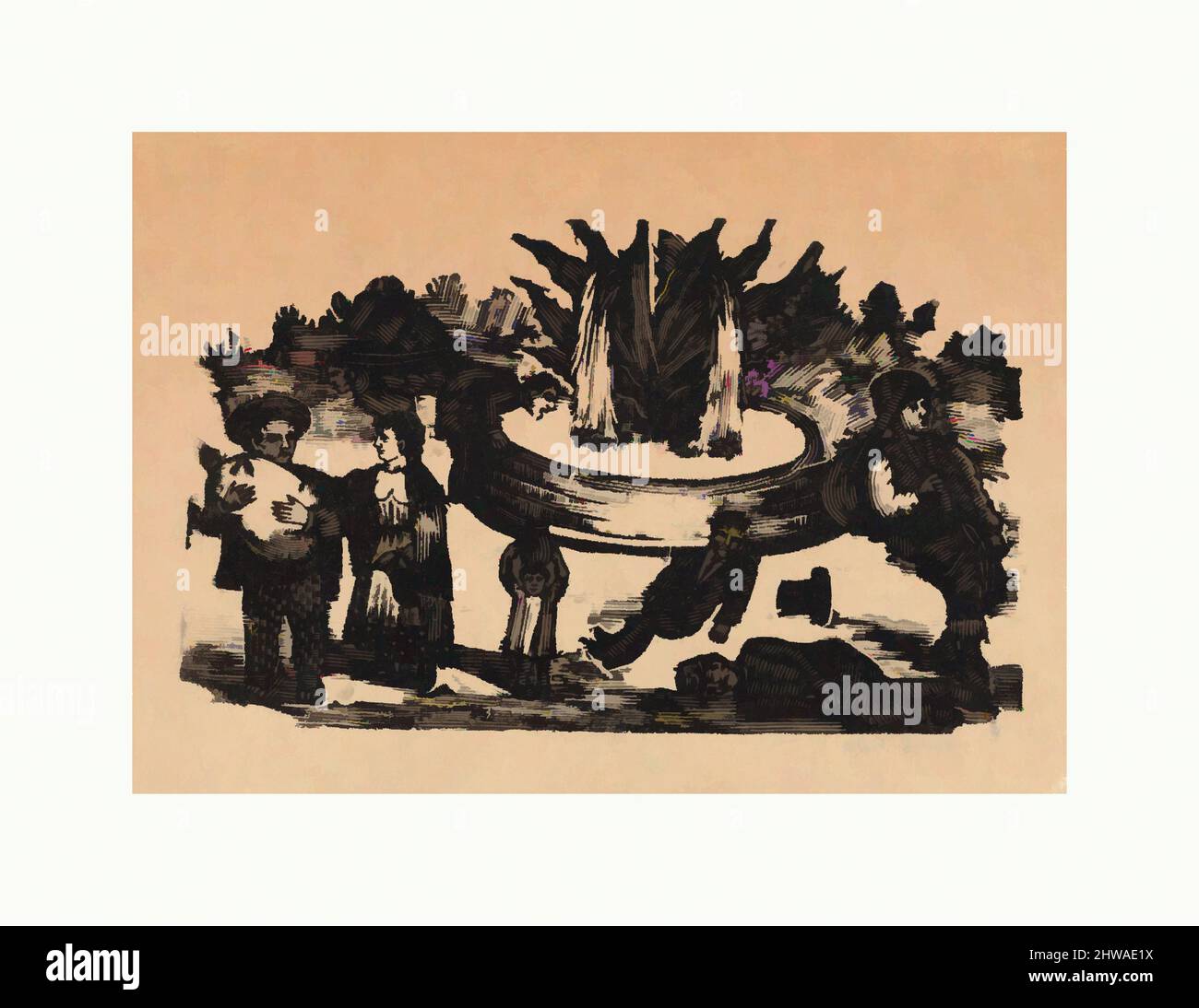 Art inspired by Miraculous fountain, ? José Guadalupe Posada (Mexican ...