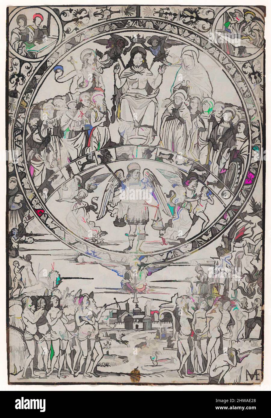 Art inspired by Drawings and Prints, Print, The Last Judgment, Artist ...