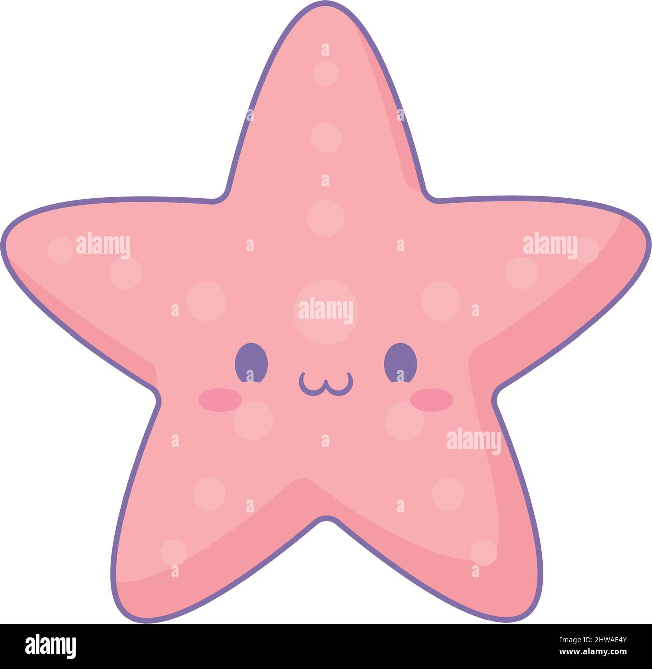 pink starfish design Stock Vector Image & Art - Alamy