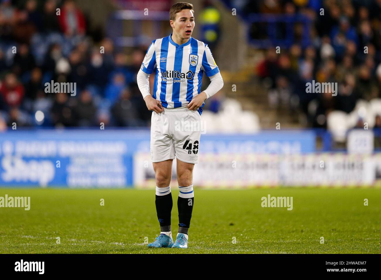 Carel Eiting #48 of Huddersfield Town Stock Photo - Alamy