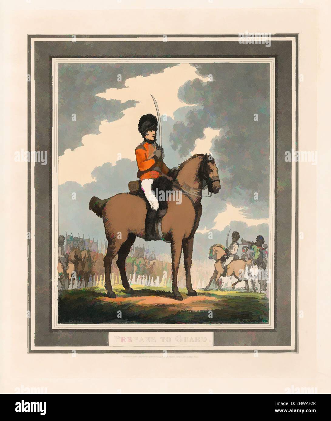 Art inspired by Drawings and Prints, Print, Prepare to Guard, Hungarian ...