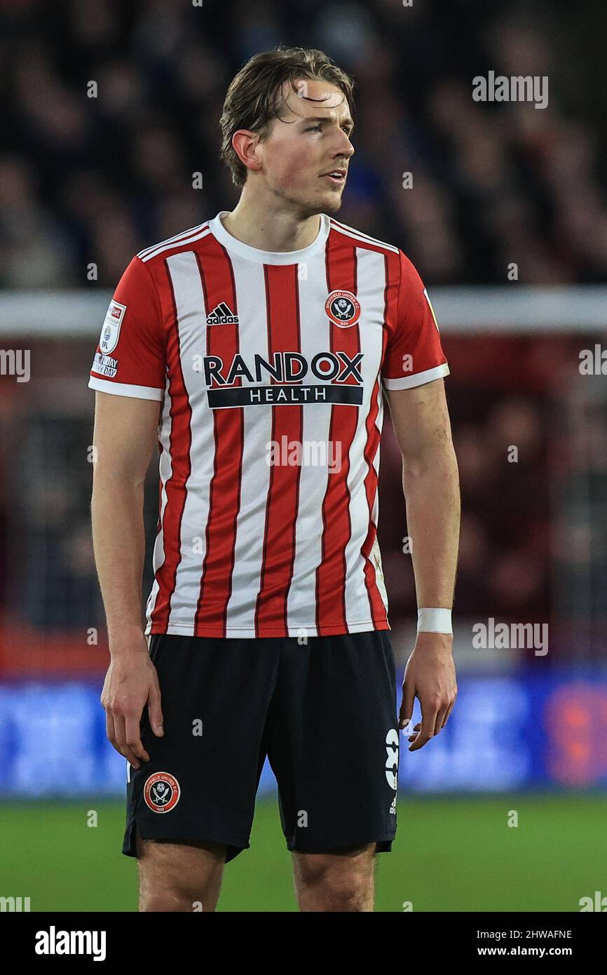Sander Berge #8 of Sheffield United during the game Stock Photo - Alamy