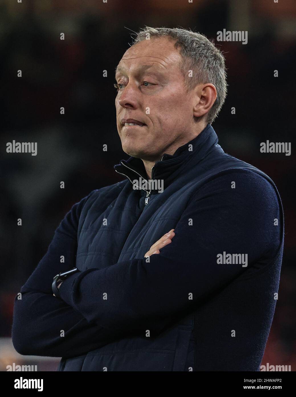 Steve Cooper manager of Nottingham Forest during the game Stock Photo ...