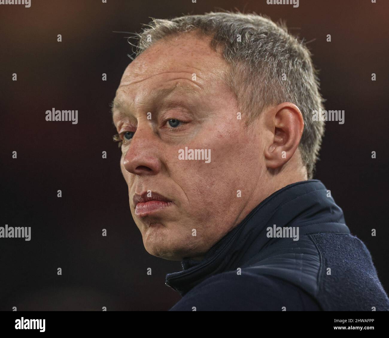 Steve Cooper manager of Nottingham Forest during the game Stock Photo ...