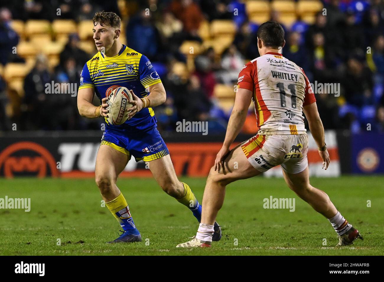 George Williams #7 of Warrington Wolves in action Stock Photo - Alamy