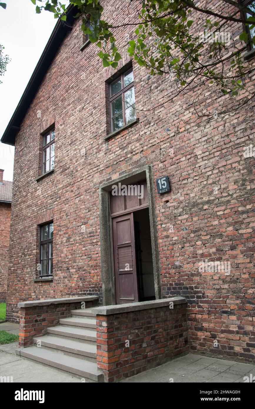 Old building around Auschwitz Birkenau, concentration and extermination ...