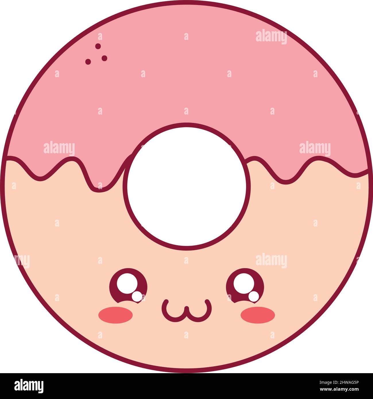 pink donut design Stock Vector Image & Art - Alamy