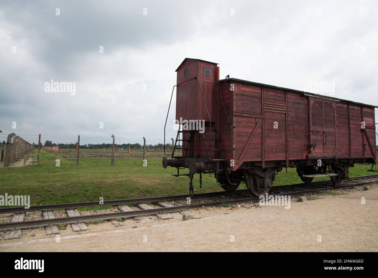 Auschwitz train historical hi-res stock photography and images - Alamy