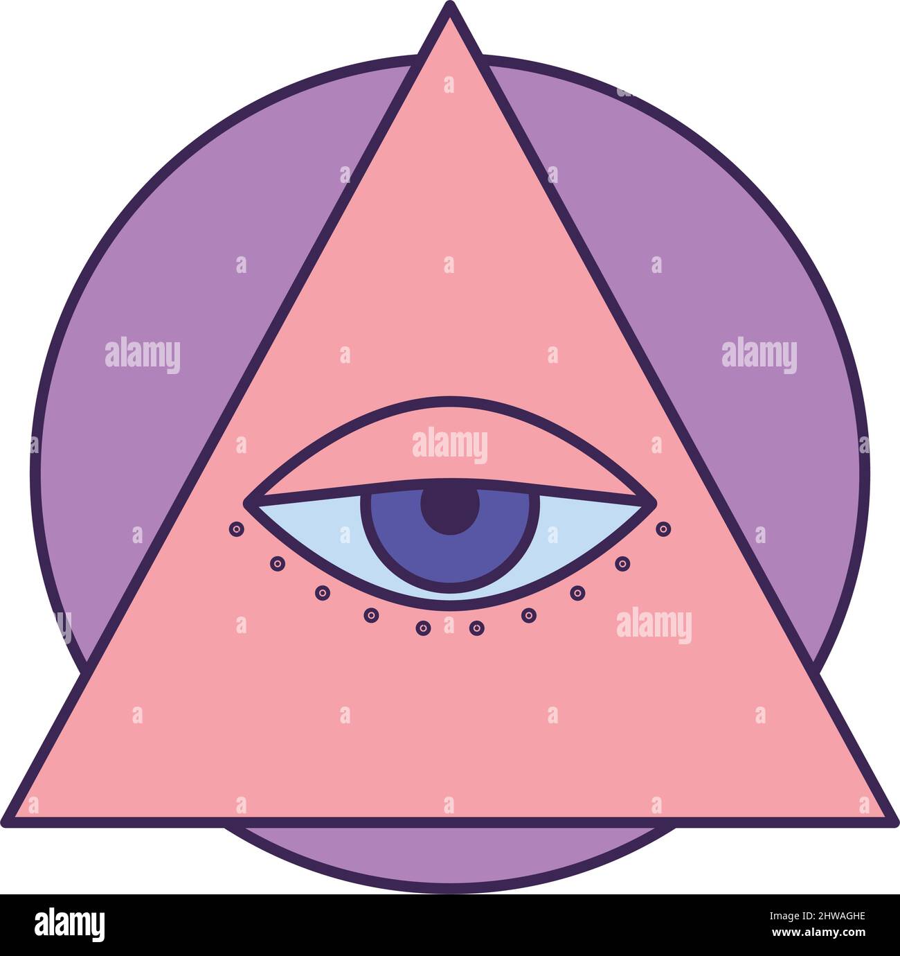 pink pyramind design Stock Vector Image & Art - Alamy