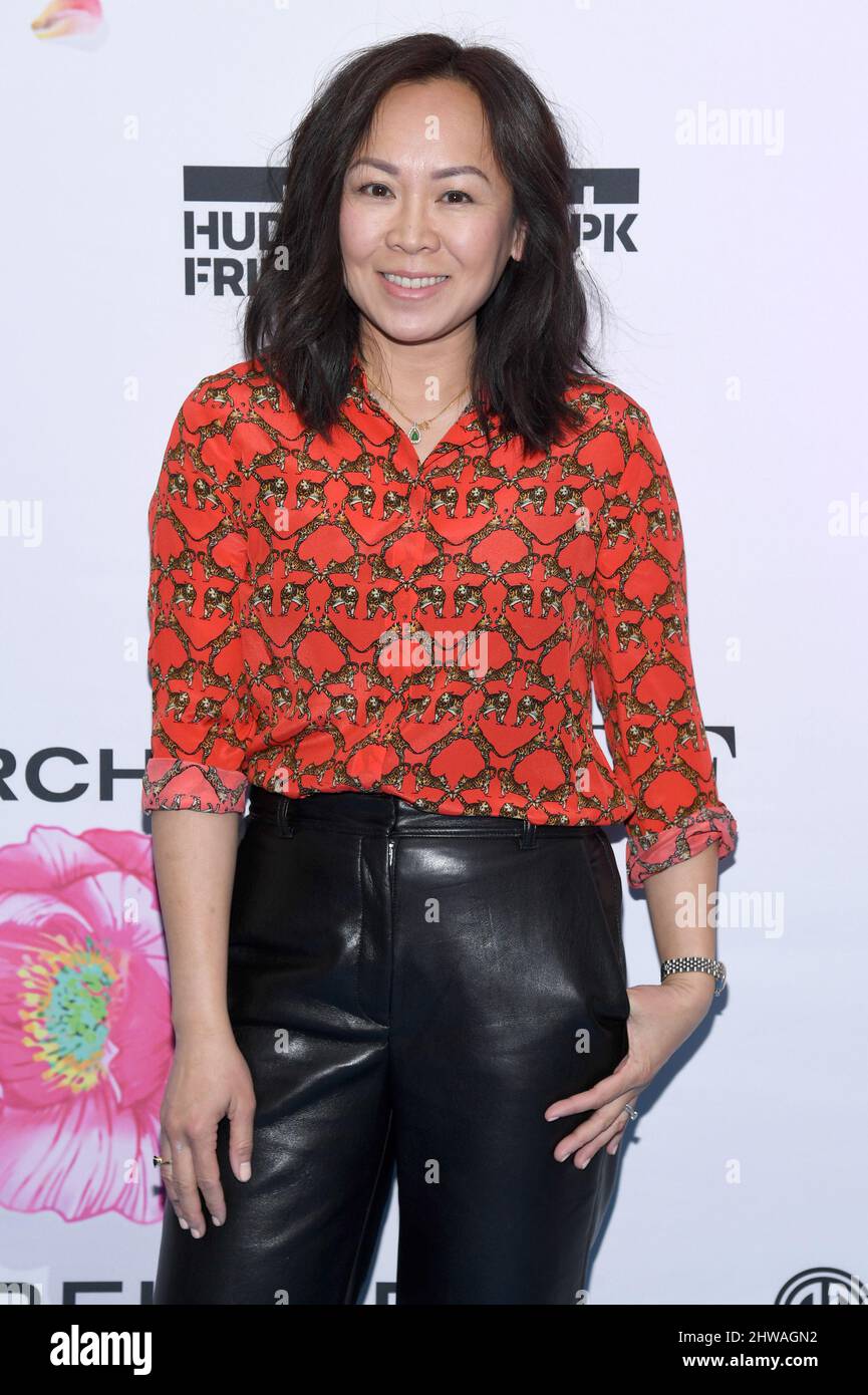 New York, USA. 04th Mar, 2022. Comedienne Alyce Chan attends the Hudson ...