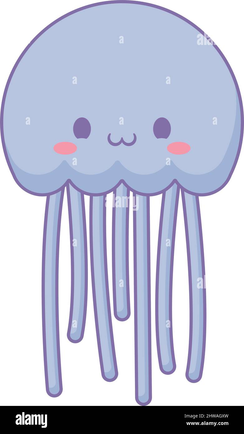purple jellyfish design Stock Vector Image & Art - Alamy
