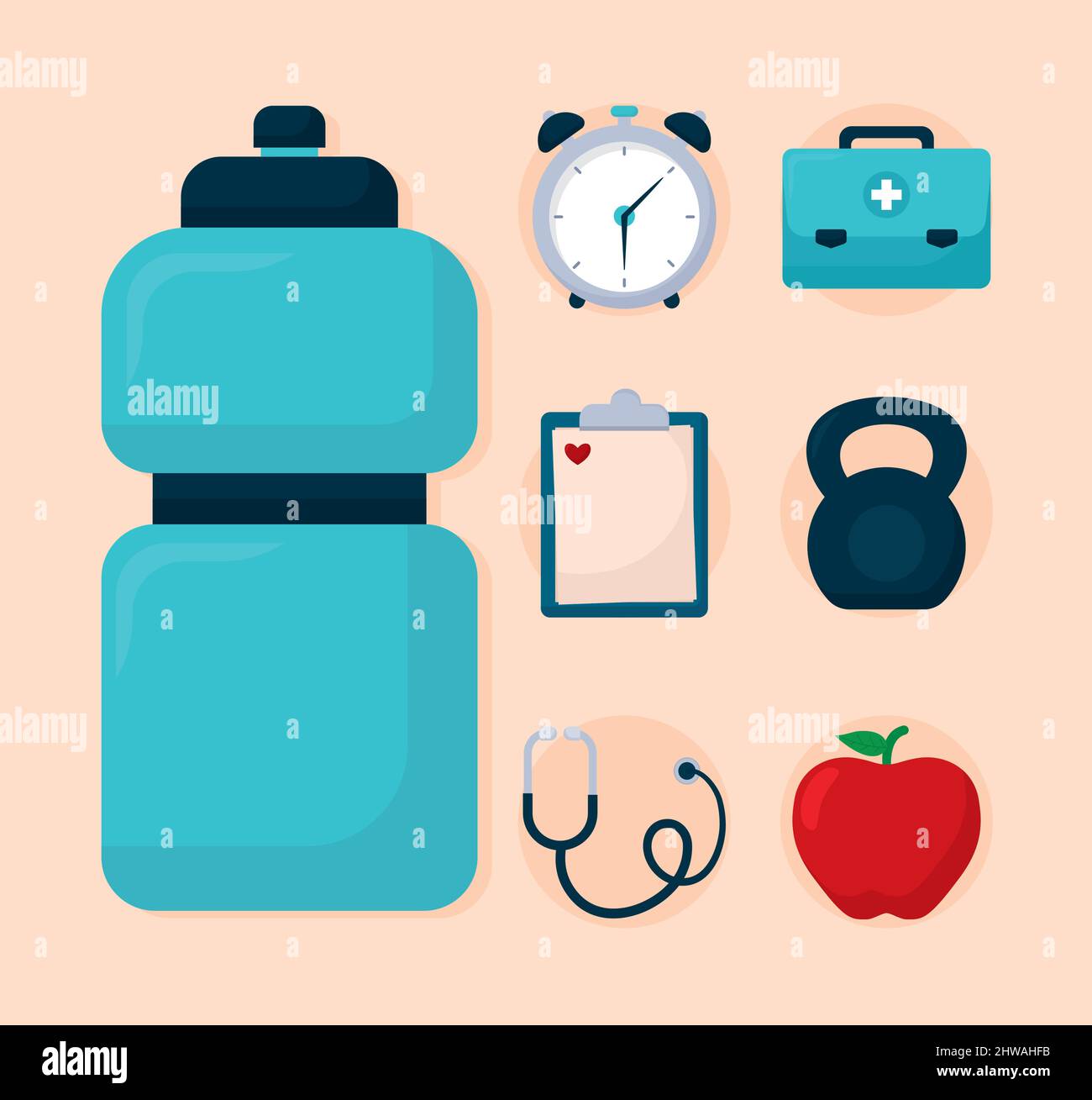 seven world health day items Stock Vector Image & Art - Alamy