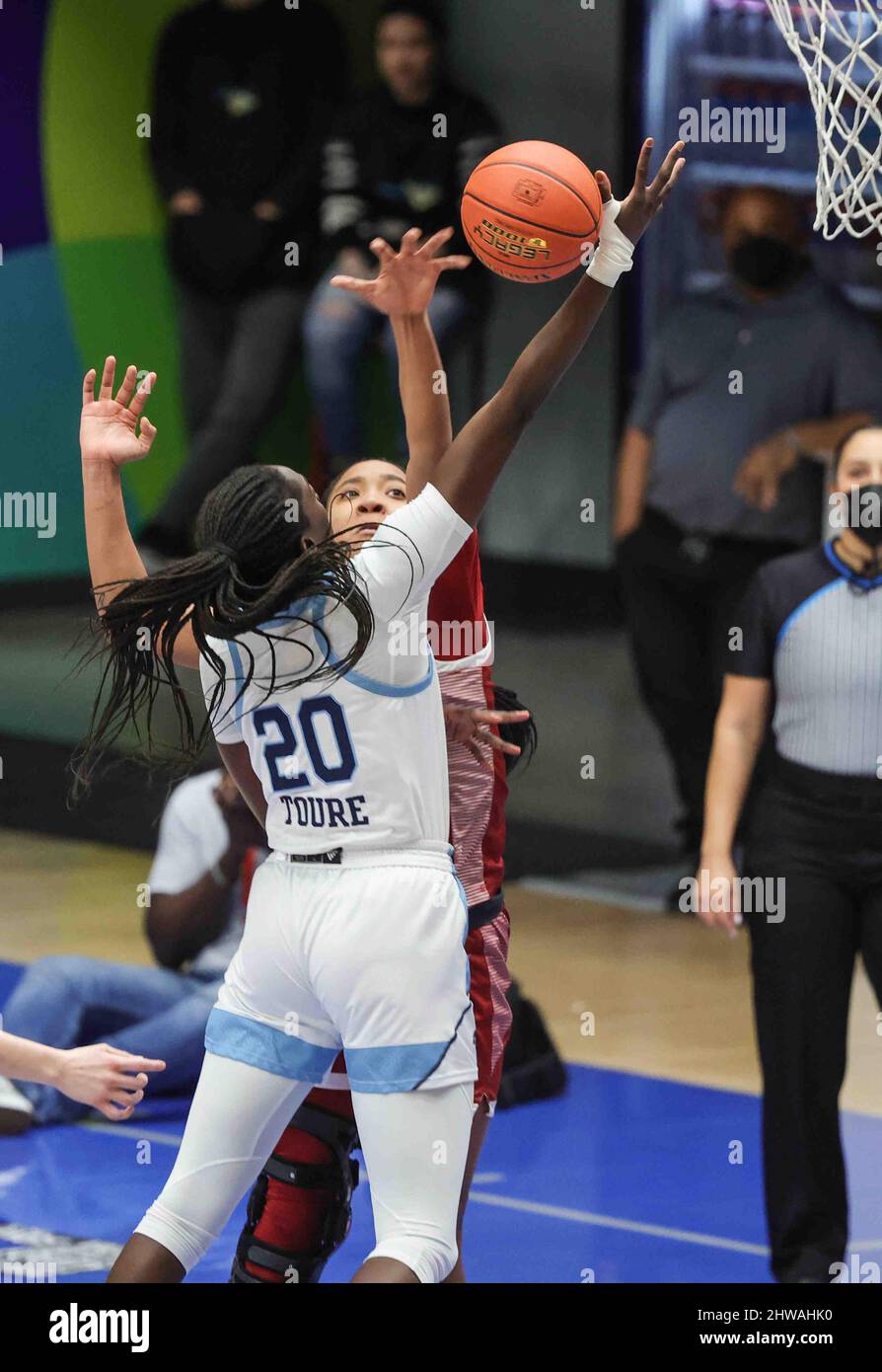 Wilmington, DE, USA. 4th Mar, 2022. Rhode Island forward MAYE TOURE (20 ...