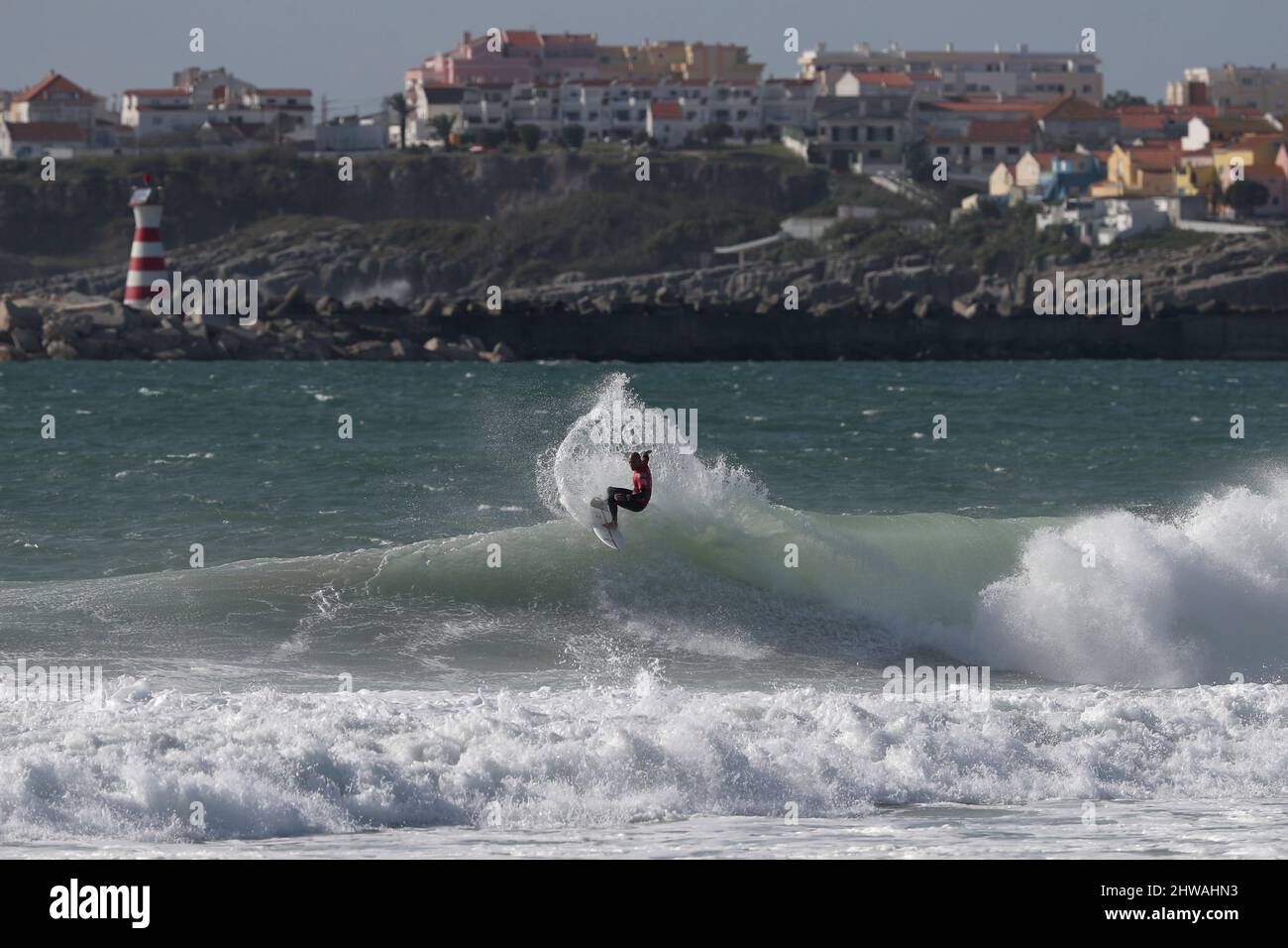 Peniche, World Surf League at the Supertubos beach in Peniche. 4th Mar ...