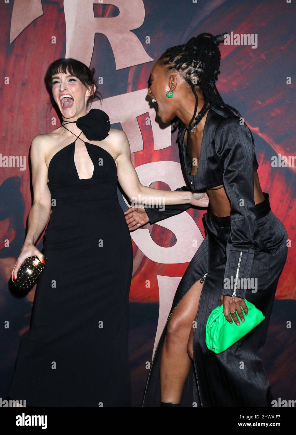 Los Angeles, CA. 3rd Mar, 2022. Mimi Cave, Jojo T Gibbs at arrivals for ...
