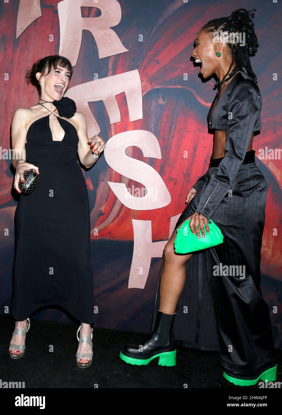 Los Angeles, CA. 3rd Mar, 2022. Mimi Cave, Jojo T Gibbs at arrivals for ...