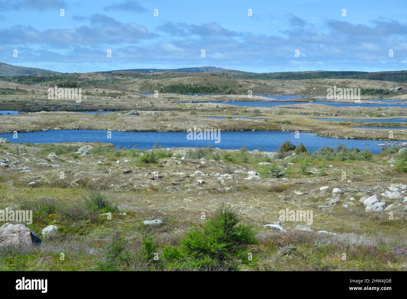 Across the lakes with blue sky hi-res stock photography and images - Alamy