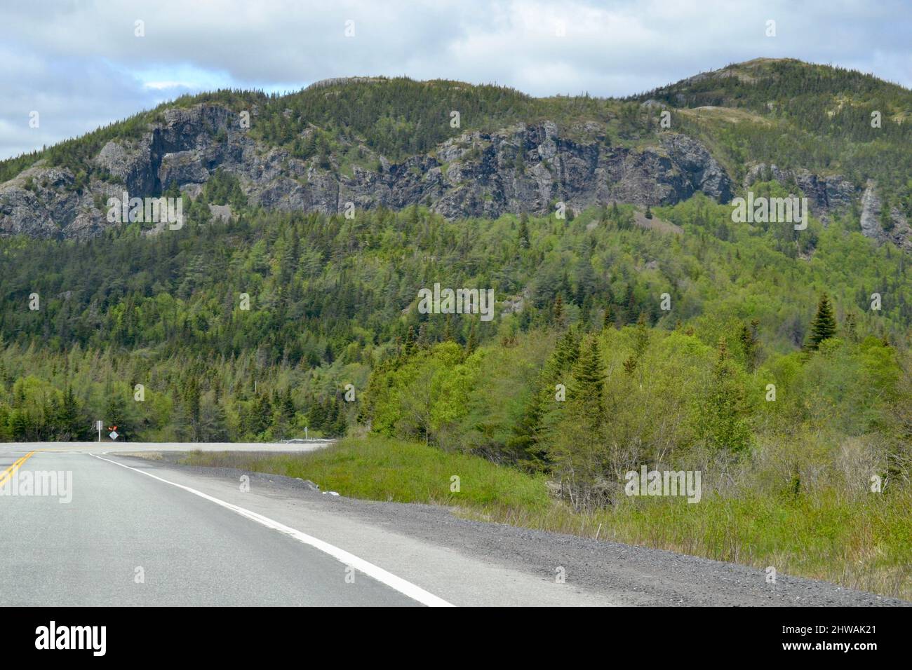 Newfoundland highway scenery hi-res stock photography and images - Alamy
