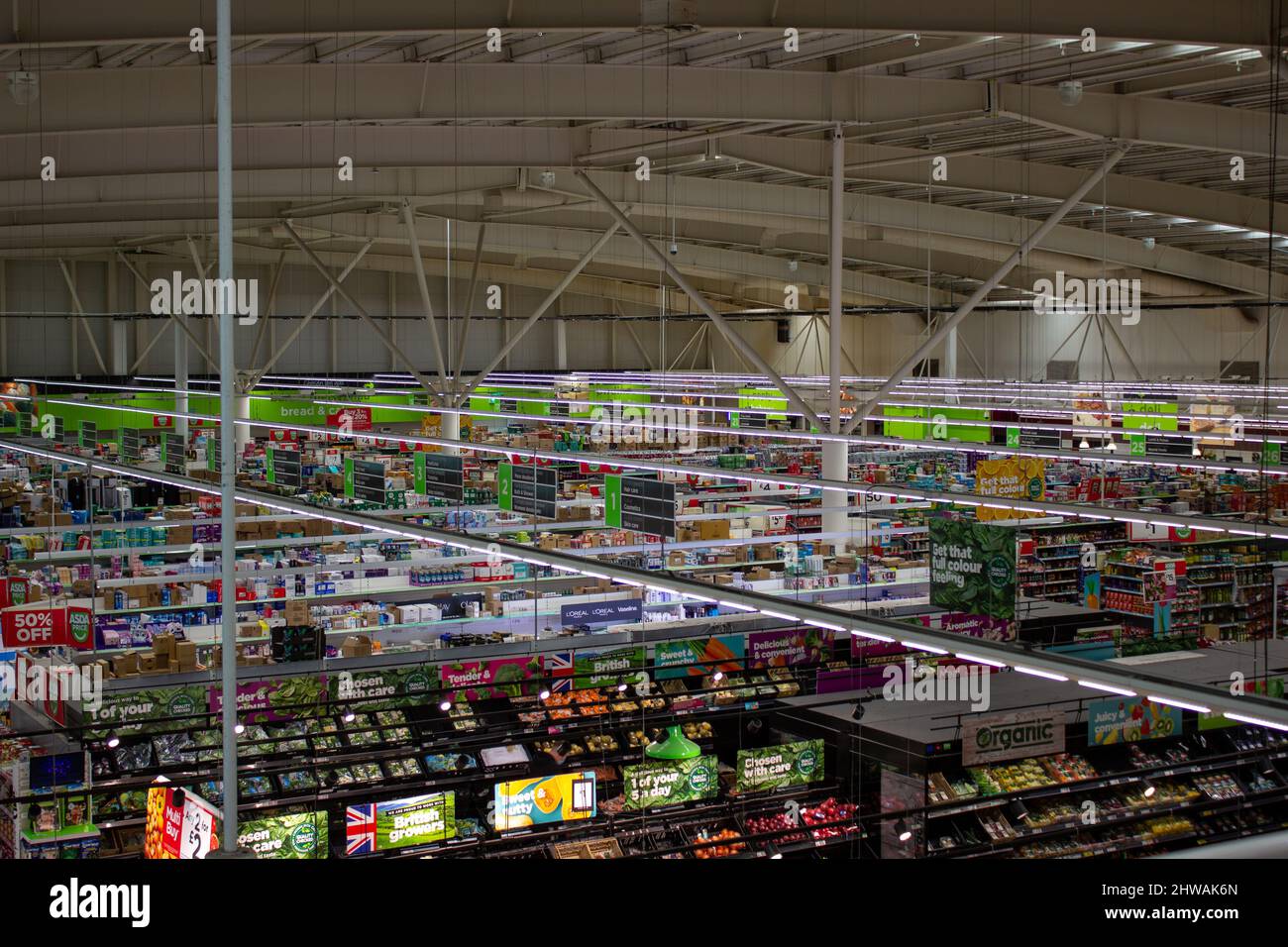Asda supermarket in merthyr tydfil hi-res stock photography and images ...