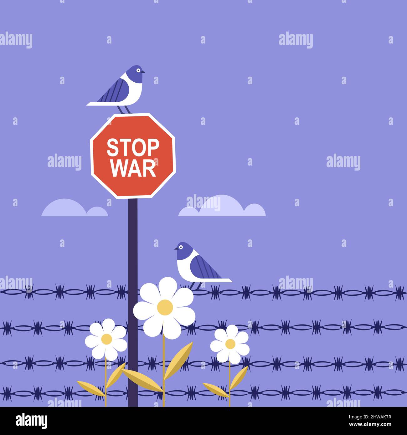War signage hi-res stock photography and images - Alamy