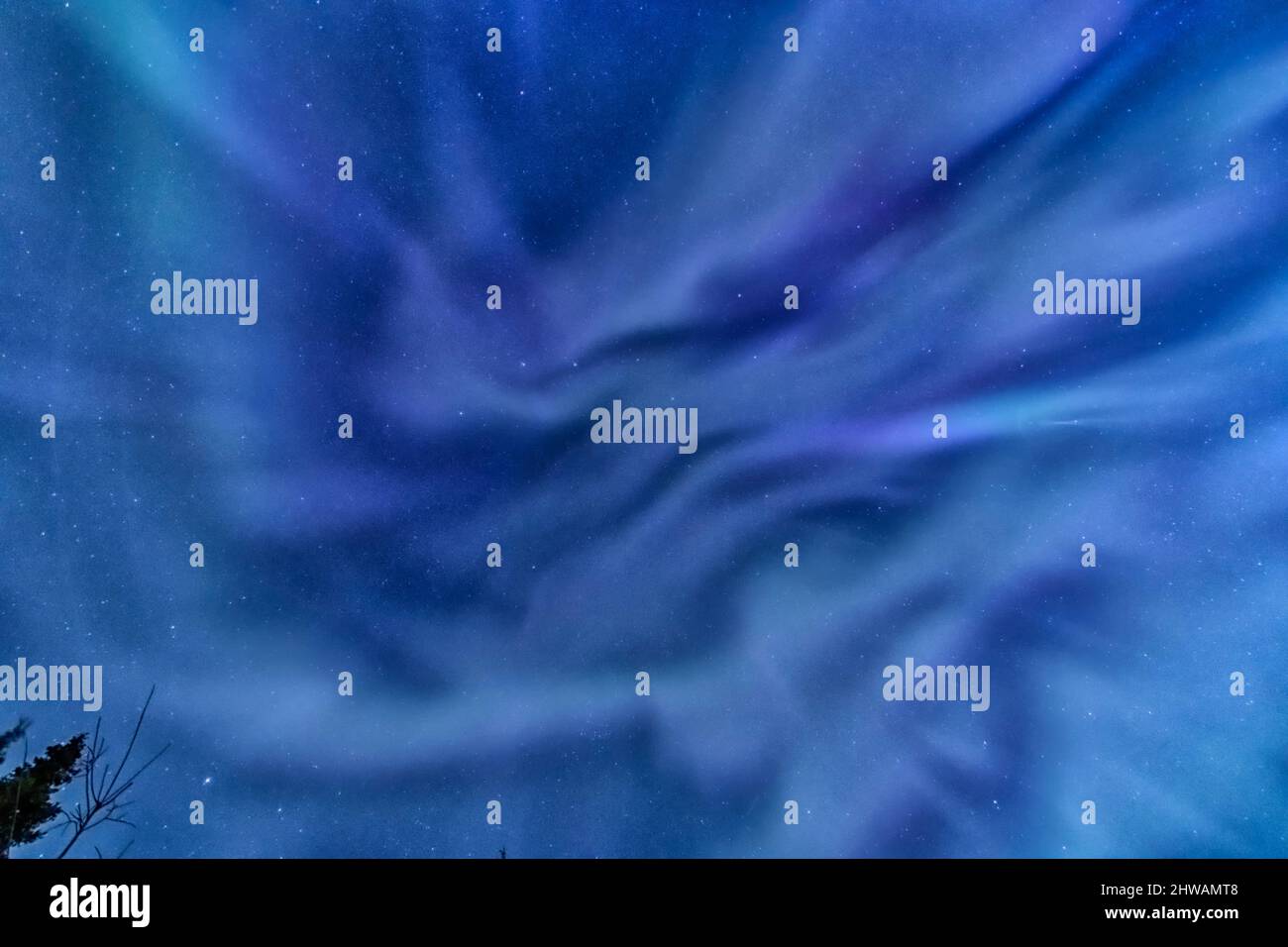 Aurora Borealis, Northern Lights, Night Sky. Alaska Stock Photo - Alamy