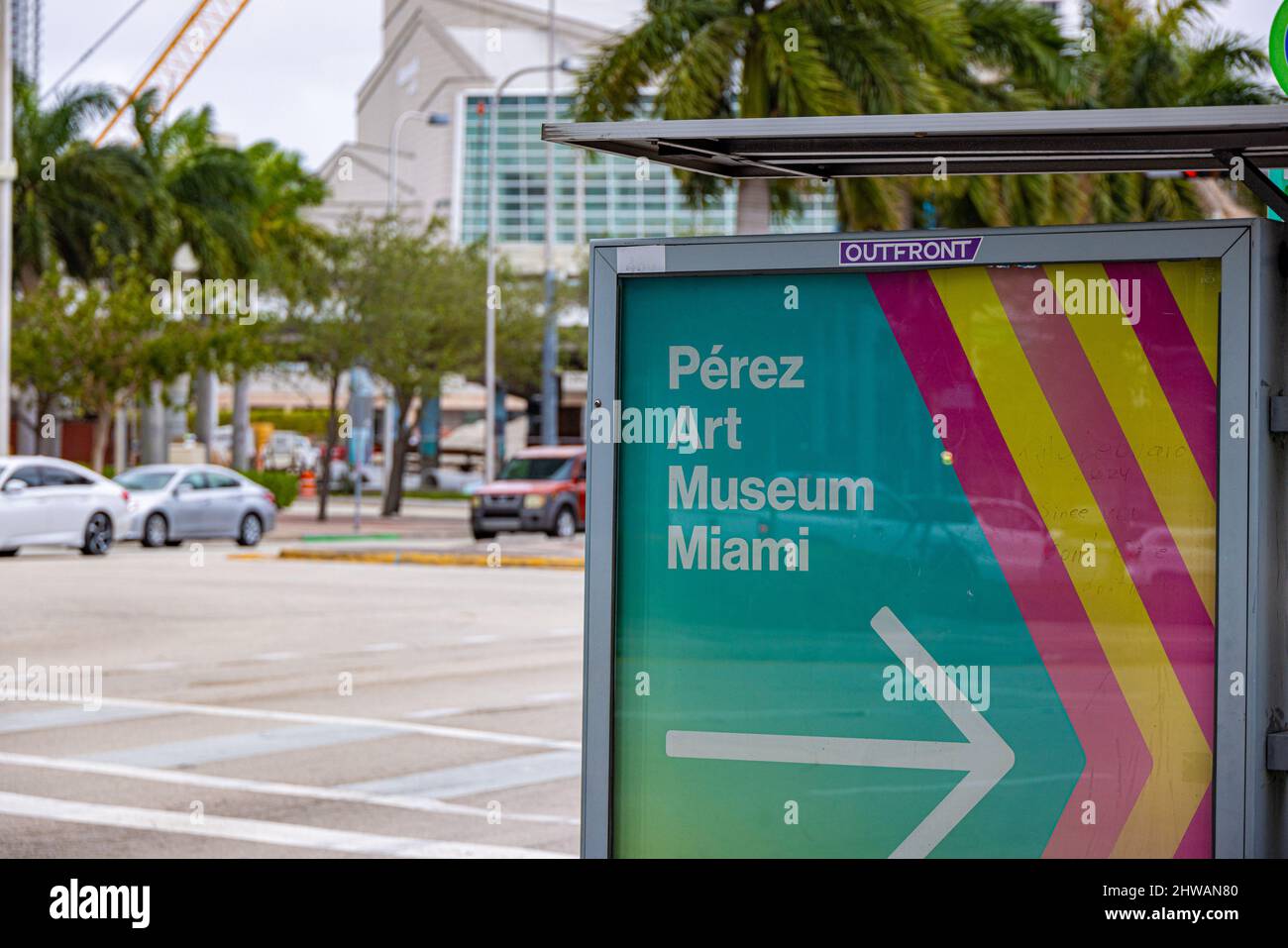 Perez Art Museum in Miami - MIAMI, FLORIDA - FEBRUARY 14, 2022 Stock ...
