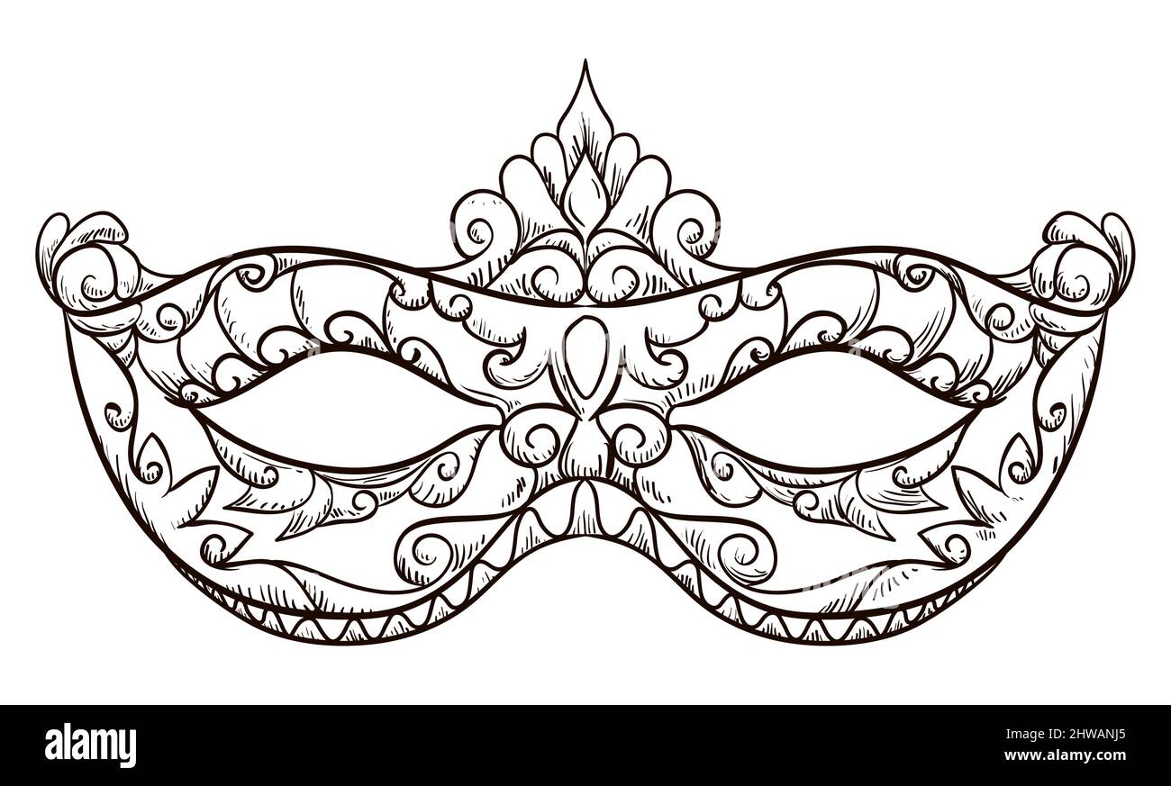Half Face Masquerade Masks Templates