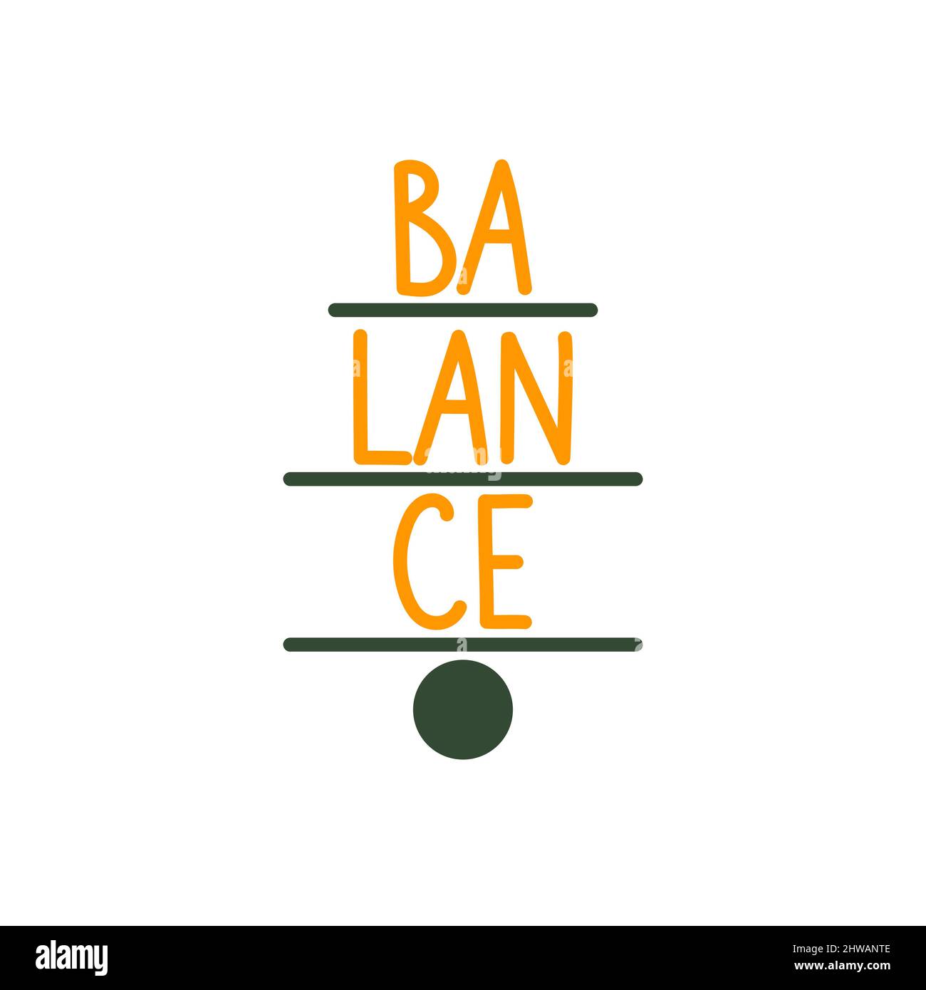 Balance, life coaching, mentor logo. Harmony concept. Life and work ...