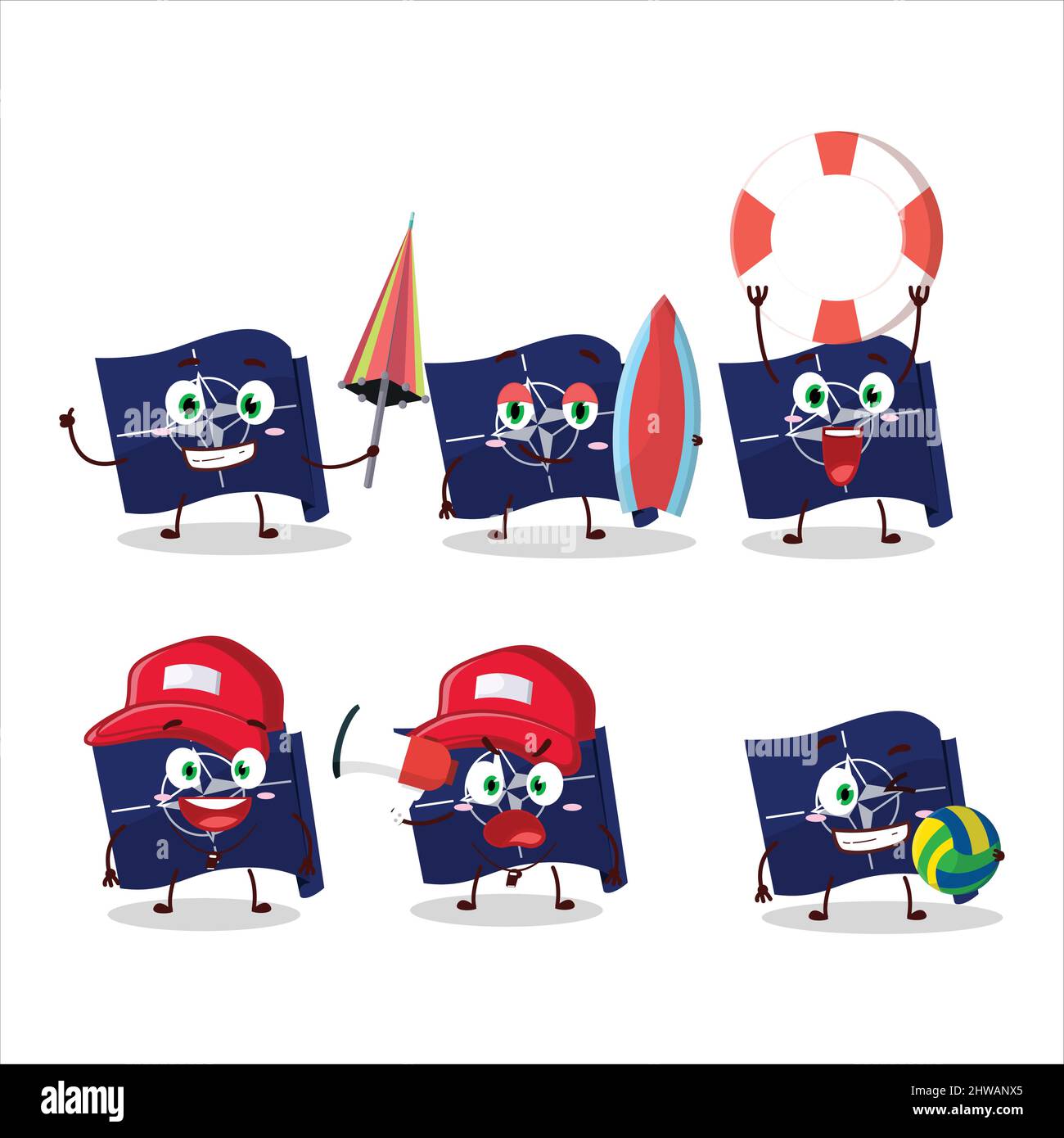 On the north sea beach Stock Vector Images - Alamy