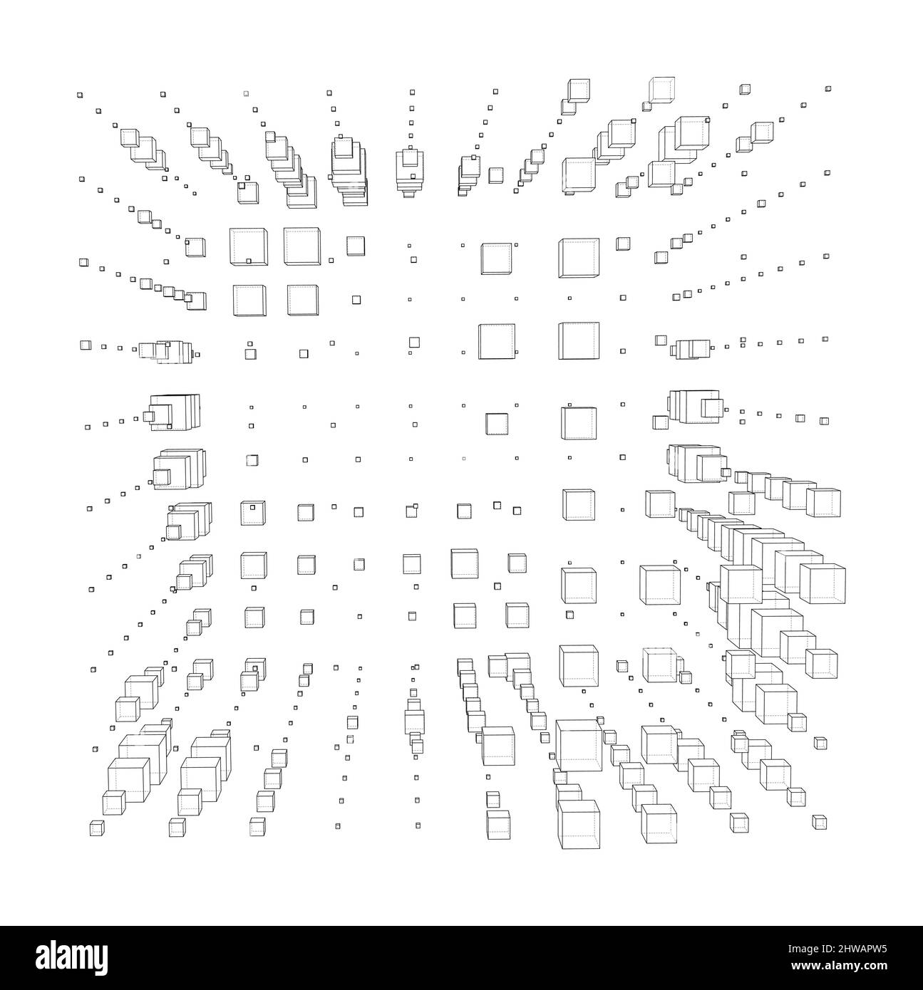 Vector abstract boxes background Stock Vector Image & Art - Alamy