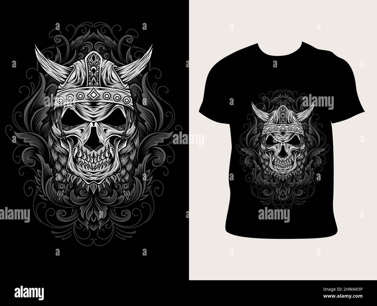 Viking warrior engraving hi-res stock photography and images - Alamy